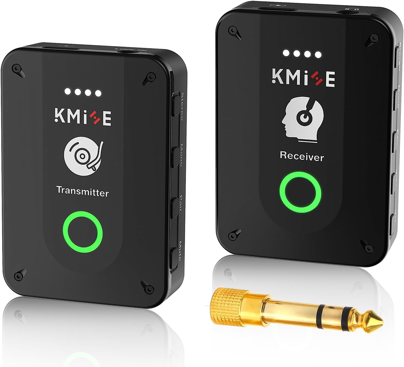 Amazon.com: Wireless in-Ear Monitor System, Pro 2.4G Stereo/Mono ...