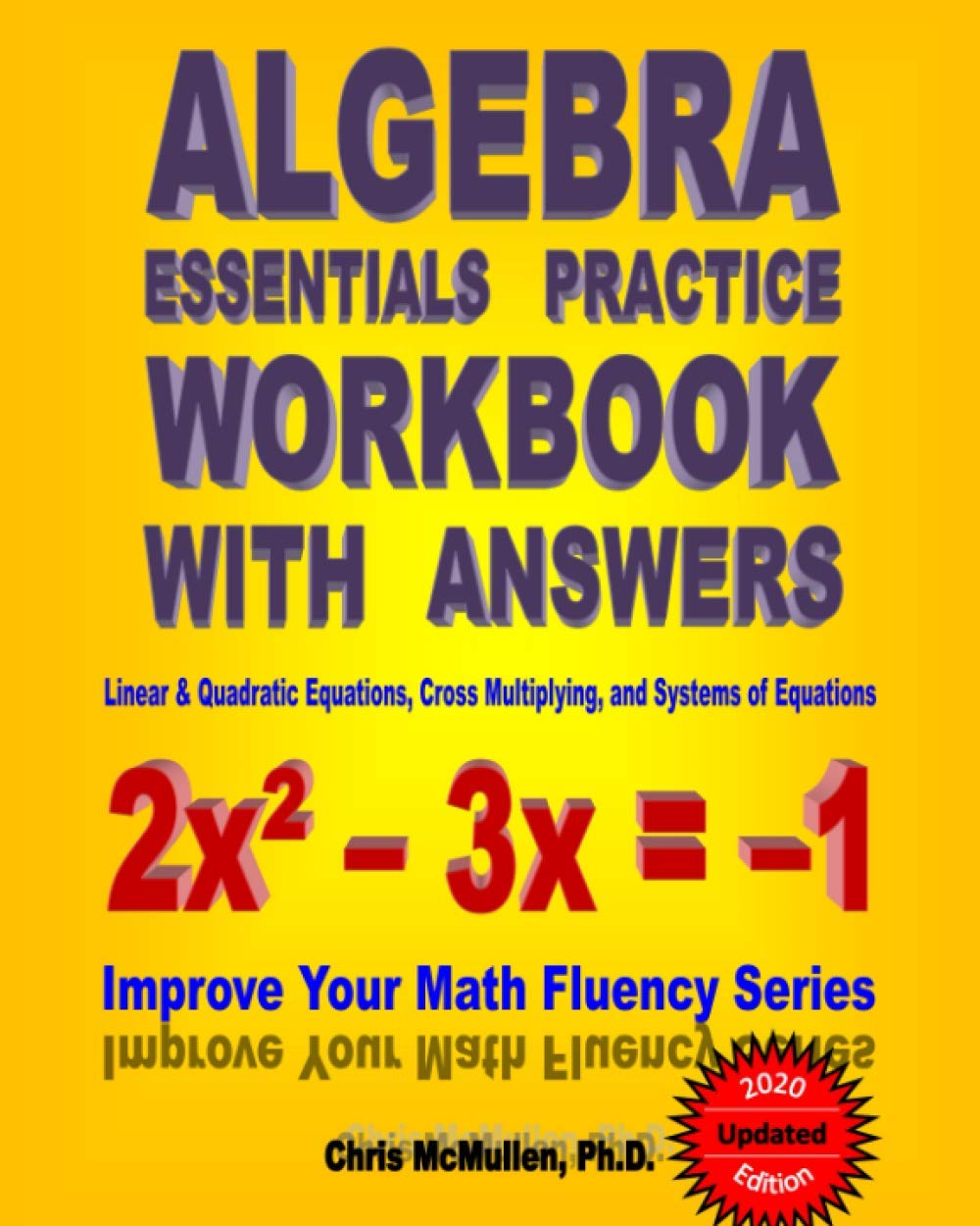 Algebra Essentials Practice Workbook with Answers: Linear & Quadratic ...