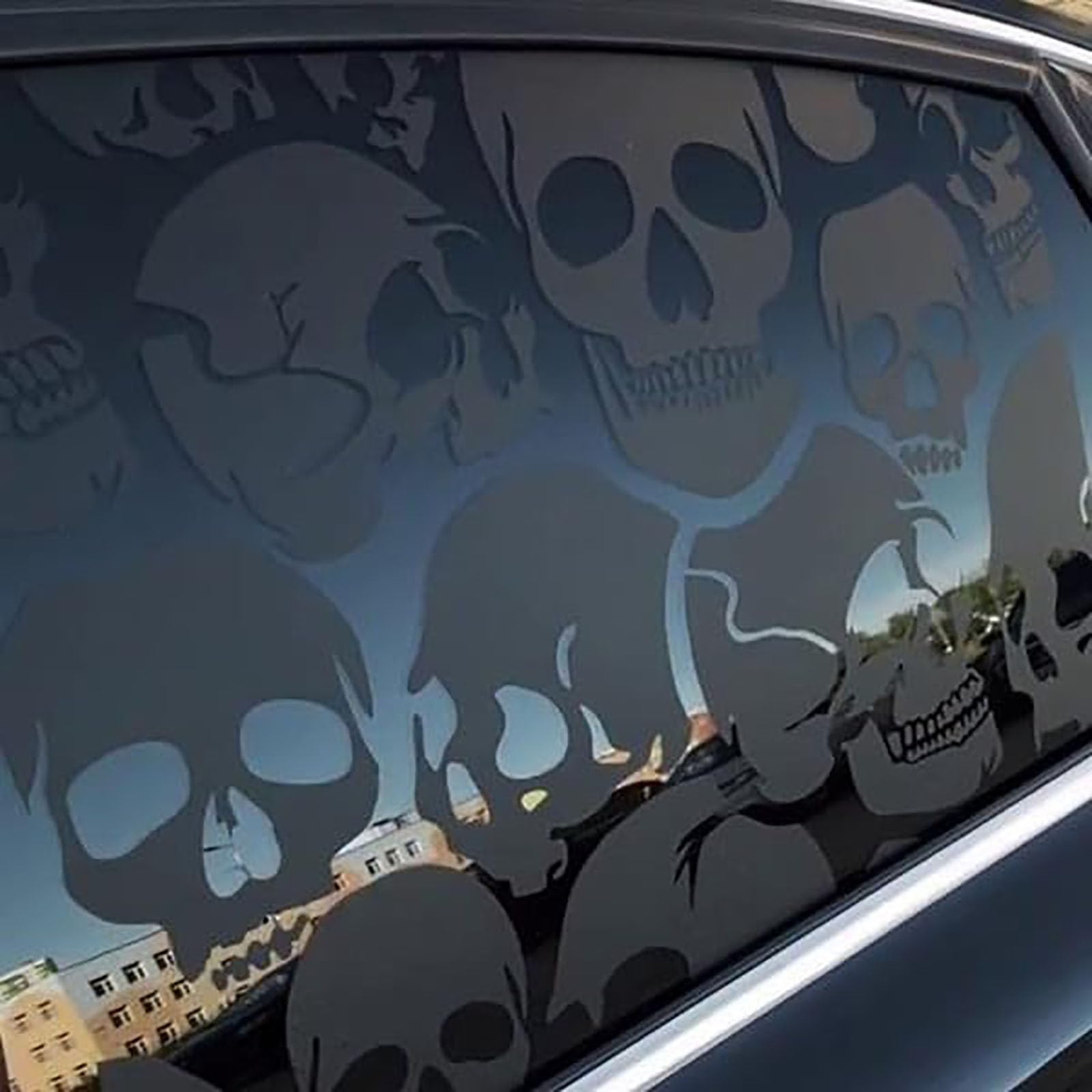 Skull Car Window Decals Horror Car Decal Custom Car Window Full