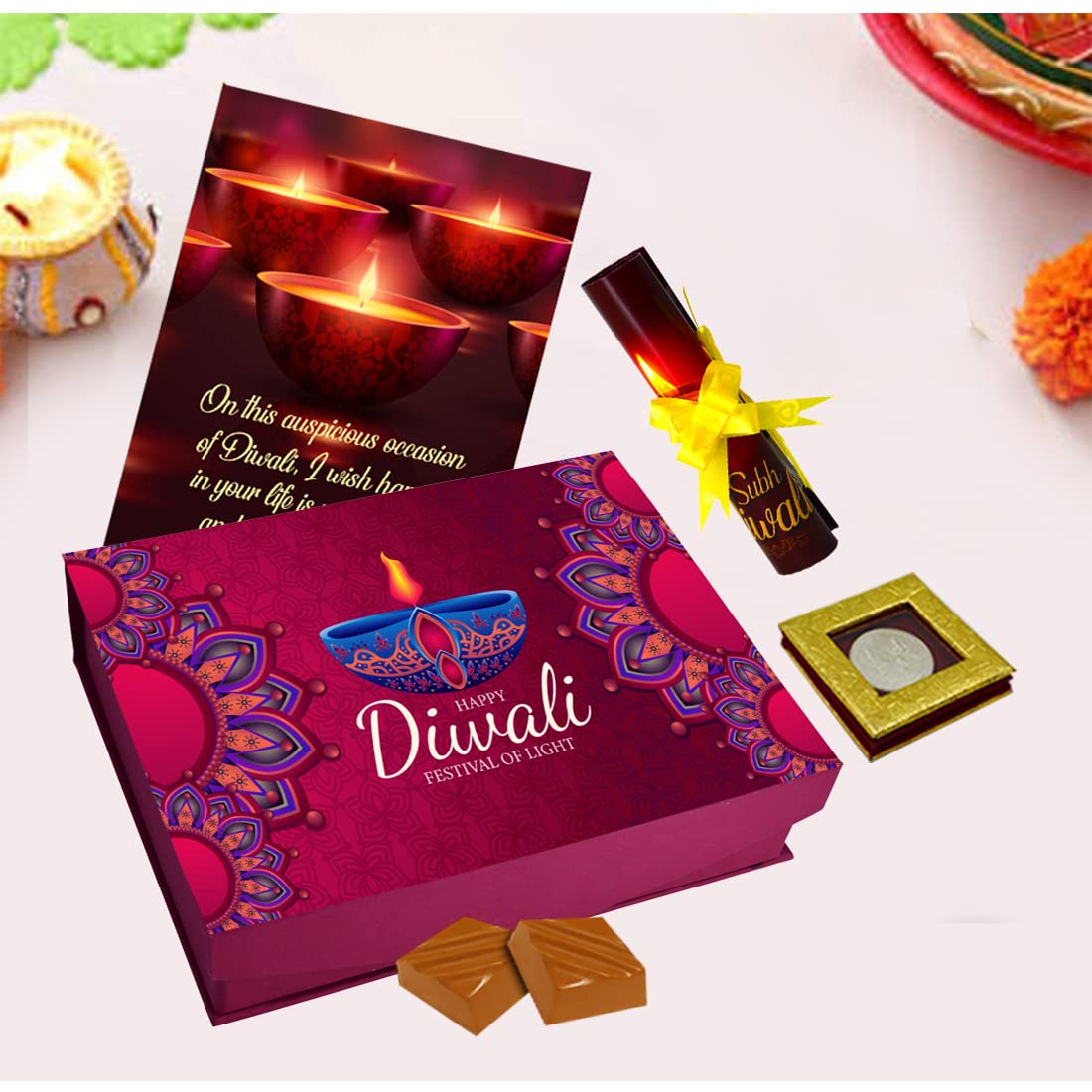 Midiron Chocolate Box Hamper For Diwali | Diwali Gift Combo |Festive ...