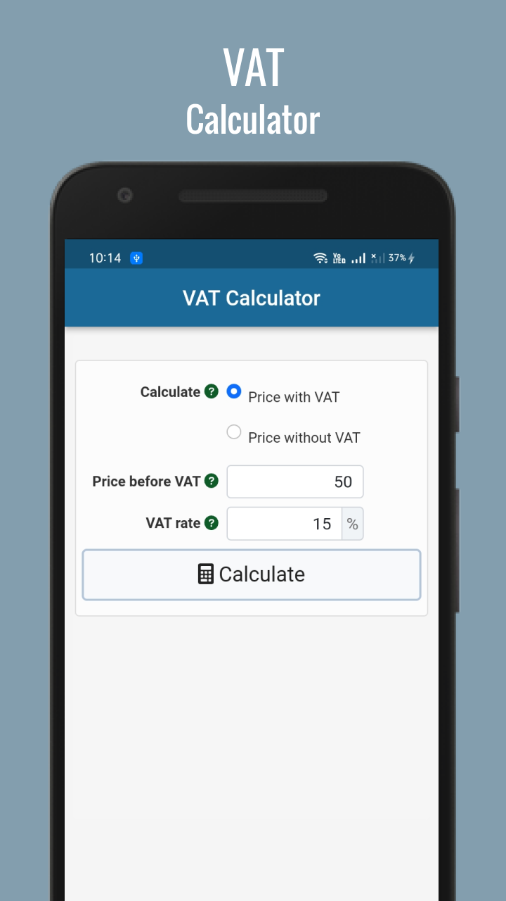 VAT Calculator - App on Amazon Appstore
