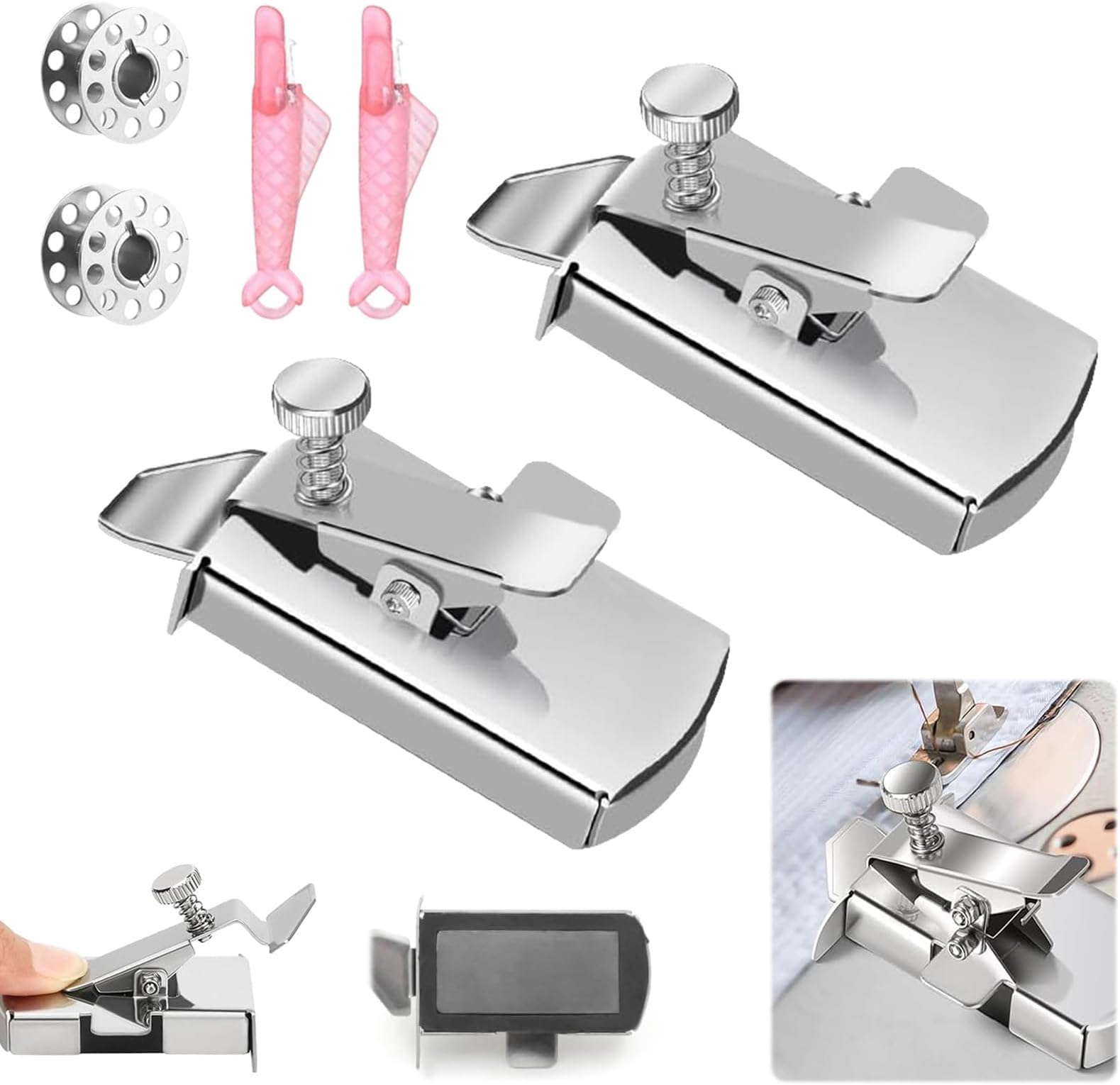 Hodfid Guide de couture magnétique Accessoires droite pour machine à ...