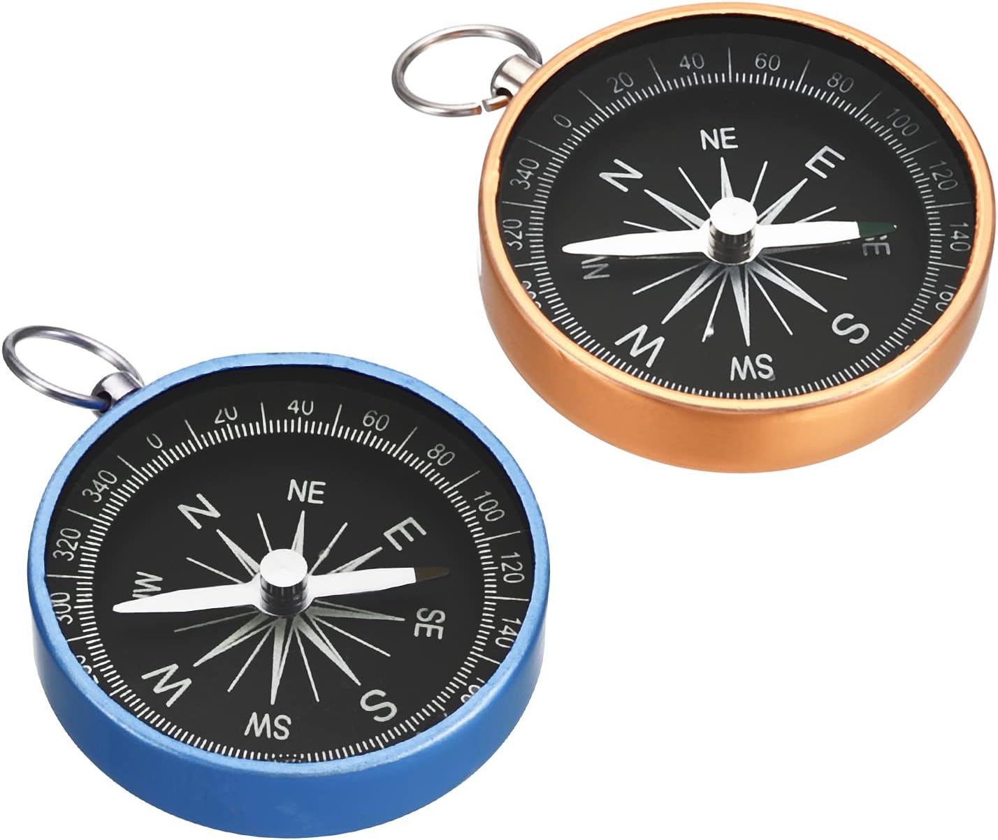 Amazon.com : PATIKIL Pocket Compass, 2 in 1 Set Survival Sports ...