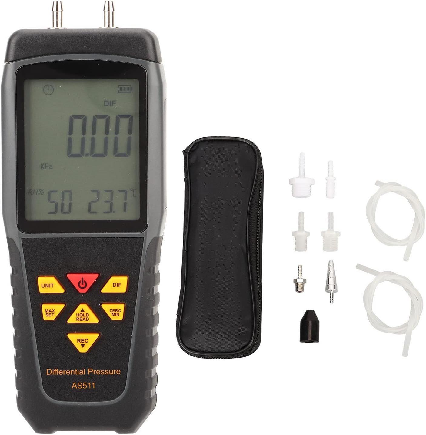 Digital Manometer, Air Pressure Meter, Differential Pressure Tester ...