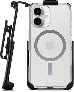 Amazon.com: Encased Belt Clip for Otterbox Symmetry Clear Case - iPhone 16 (Holster only, Case ...
