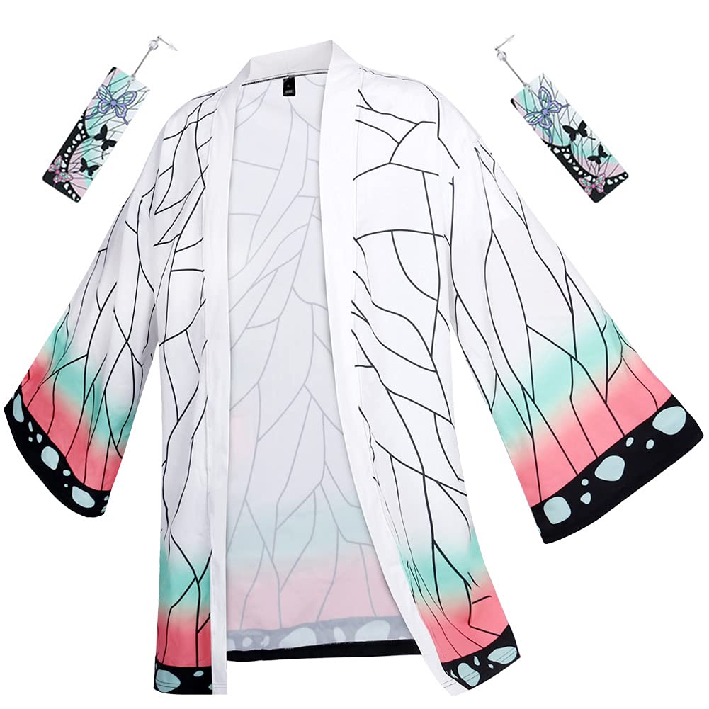 Buy Demon Slayer Robe Kimetsu Kamado Tanjirou Robe Cloak Cosplay ...
