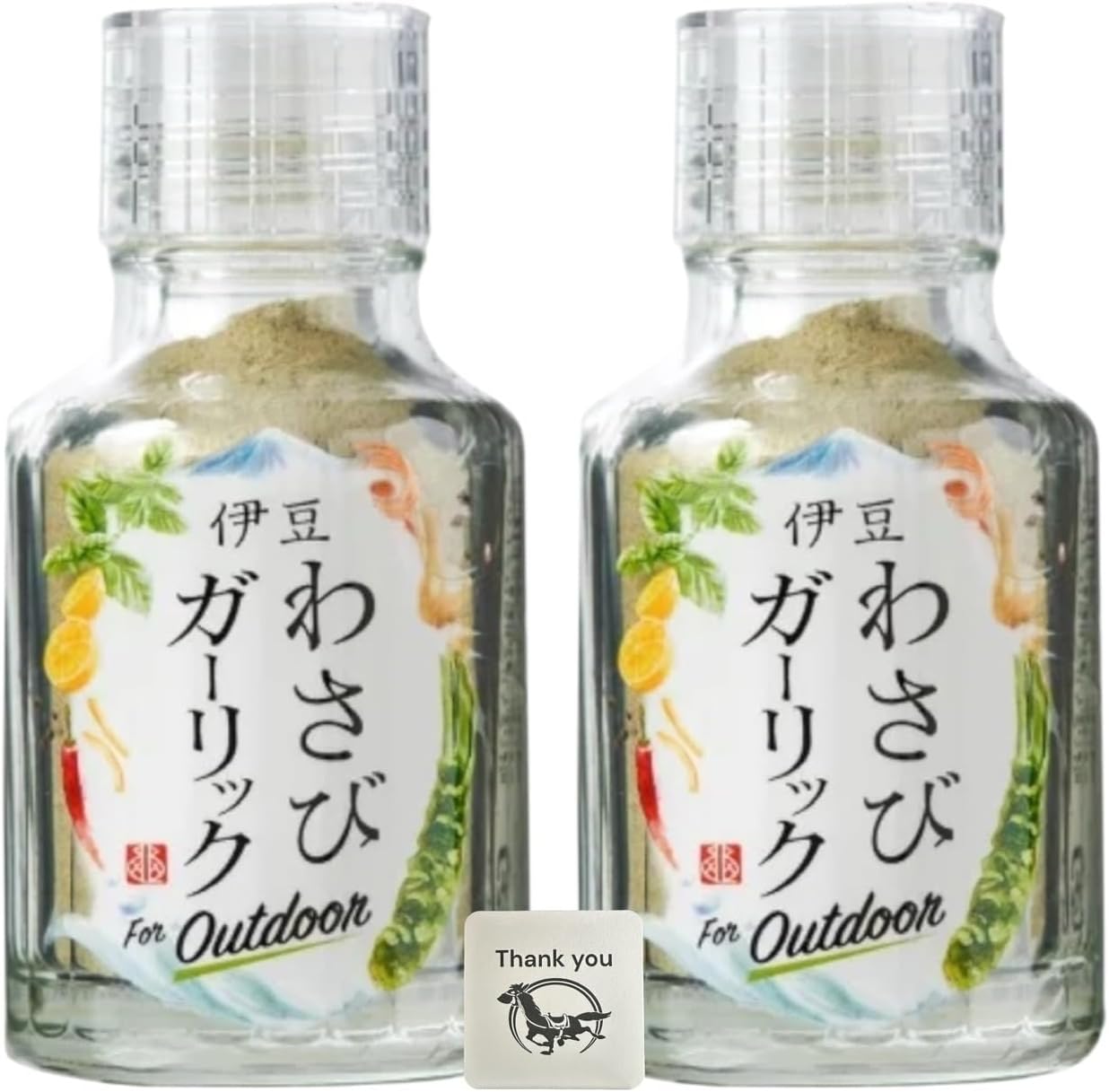 Amazon | カメヤ わさびガーリック 33g 2本セット + Kunutonnオリジナルロゴ入りeおまけ付 | Kunutonn | スパイス・ハーブ 通販