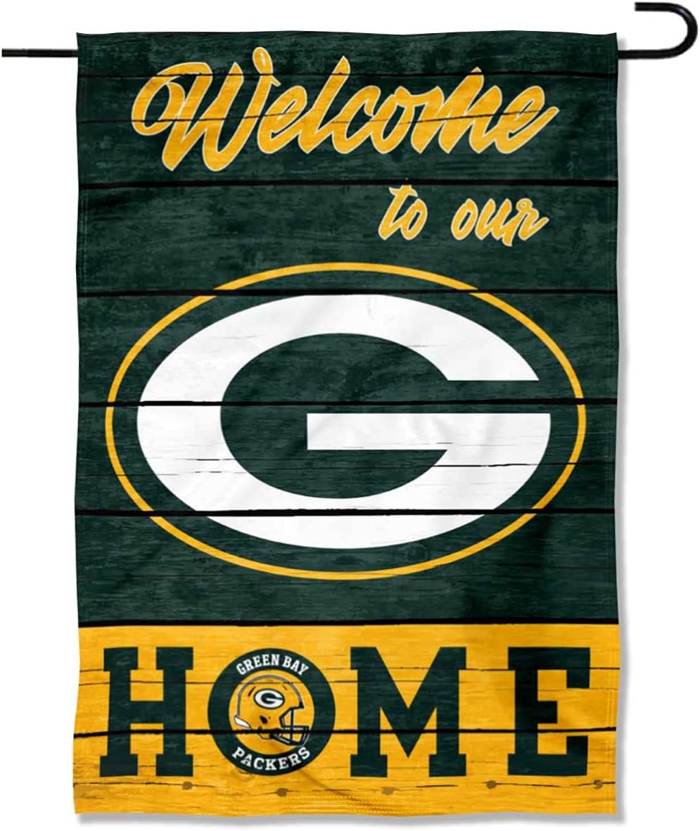Amazon.com : Green Bay Packers Decorative Yard Garden Flag : Sports ...