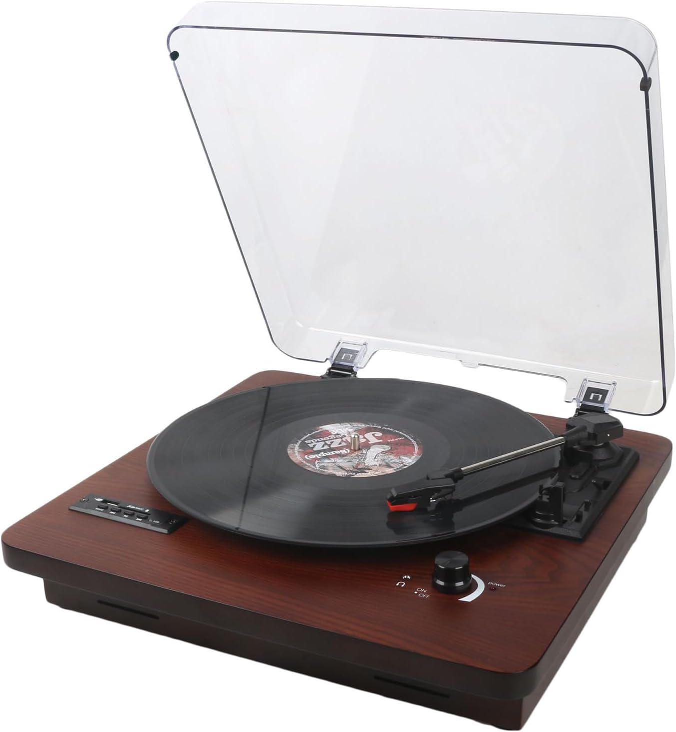 Amazon.com: Bluetooth Record Player, 3 Speed Turntable with Built-in ...