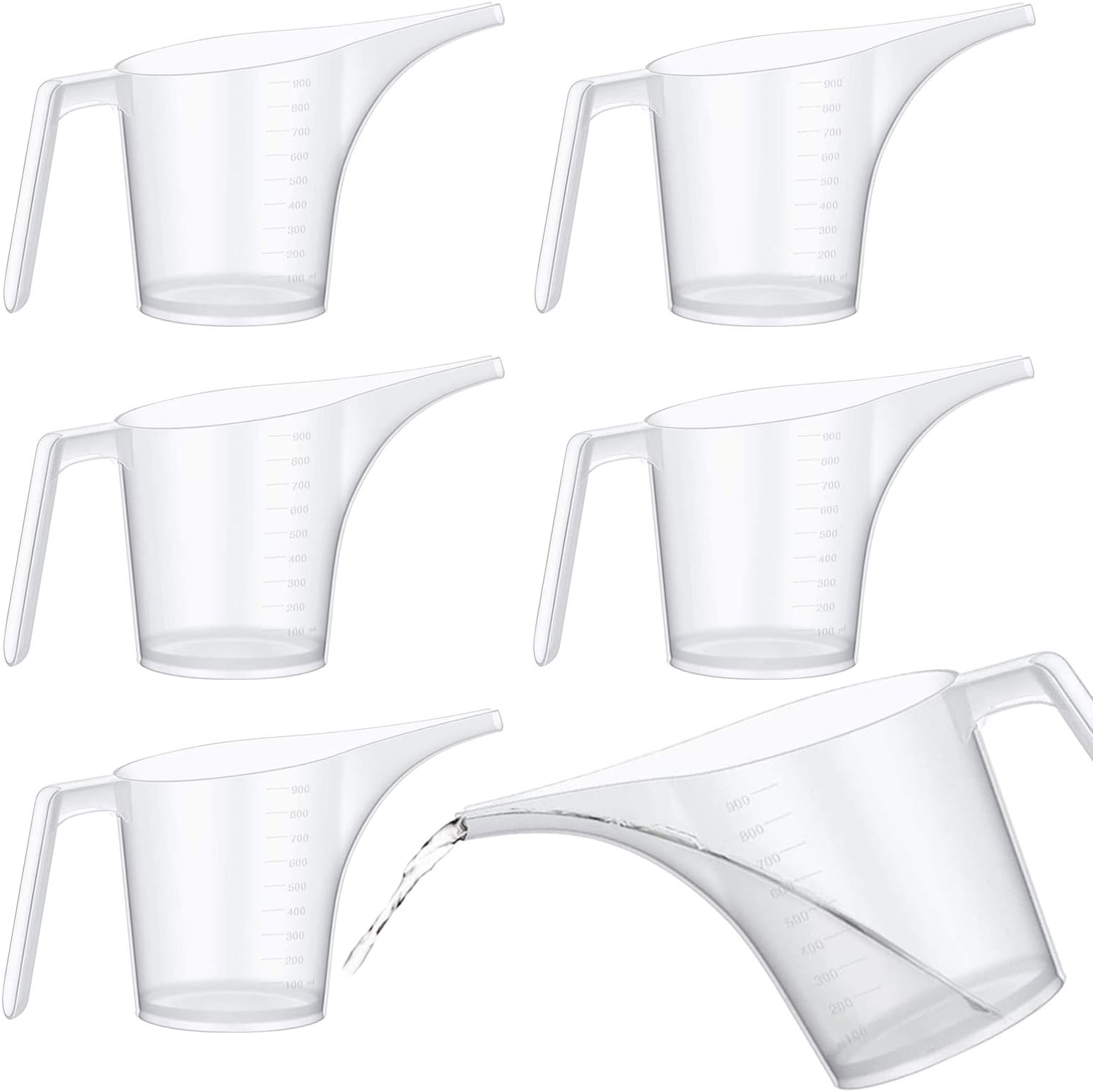 Amazon.com: Norpro Plastic Measuring Funnel Pitcher, 2 Cup Capacity ...