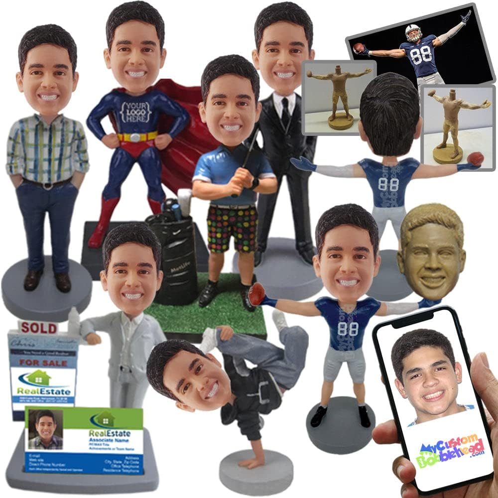 Amazon.com: Duplicate Custom Bobblehead - Personalized Bobblehead ...
