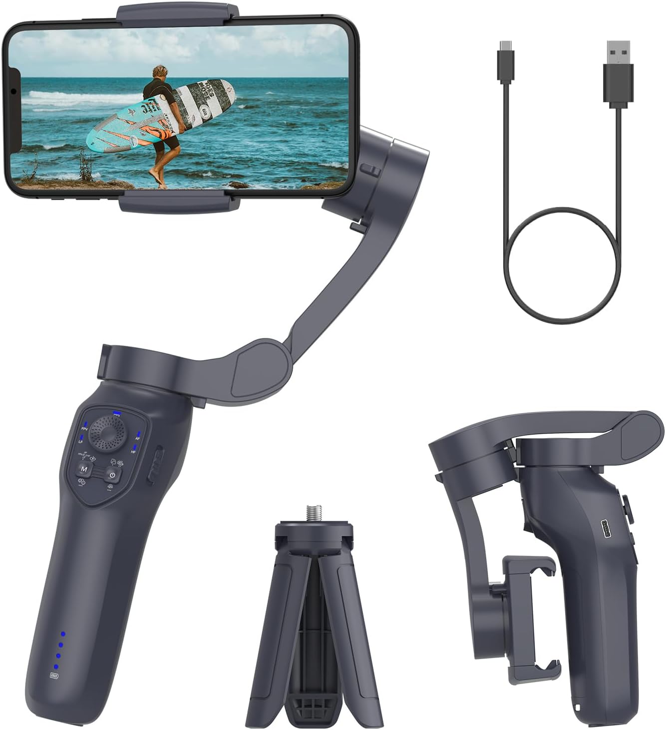 Amazon.com: L7C Pro, Gimbal stabilizer for iPhone, Phone Stabilizer for ...