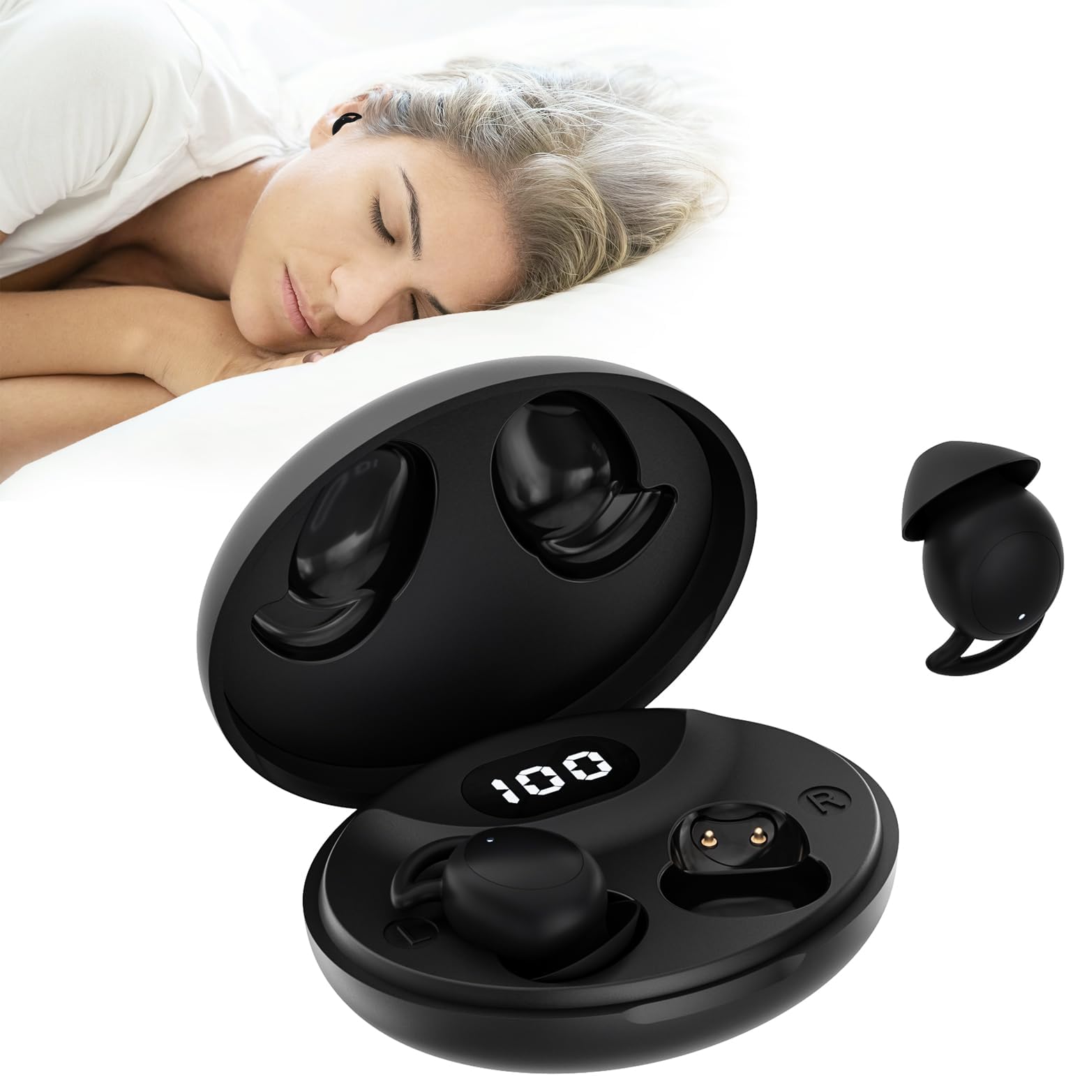 Amazon.com: IFECCO Invisible Sleep Headphones Bluetooth - Small ...