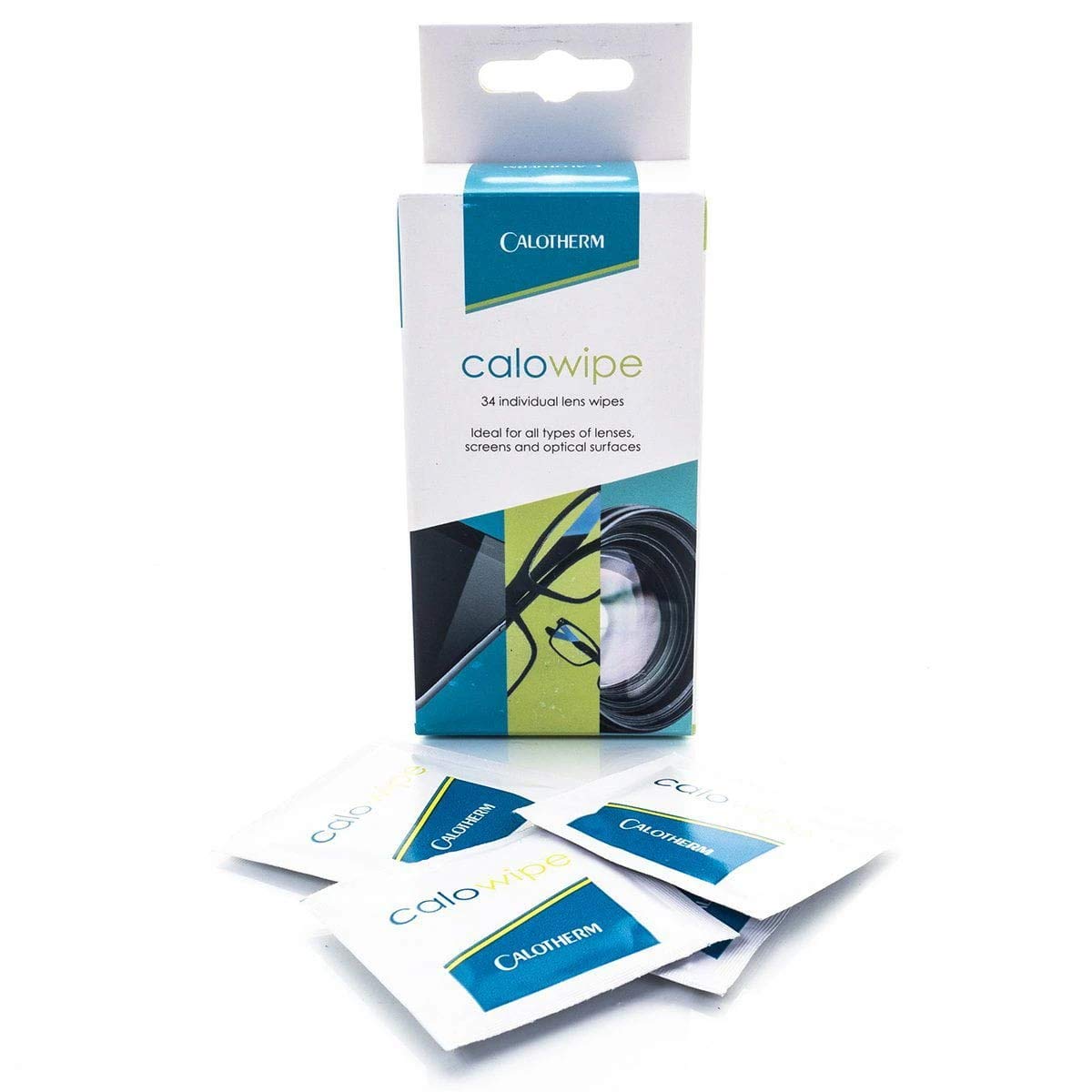 Calotherm CW34 Calowipe x34 individual lens, screens and optical wipes ...