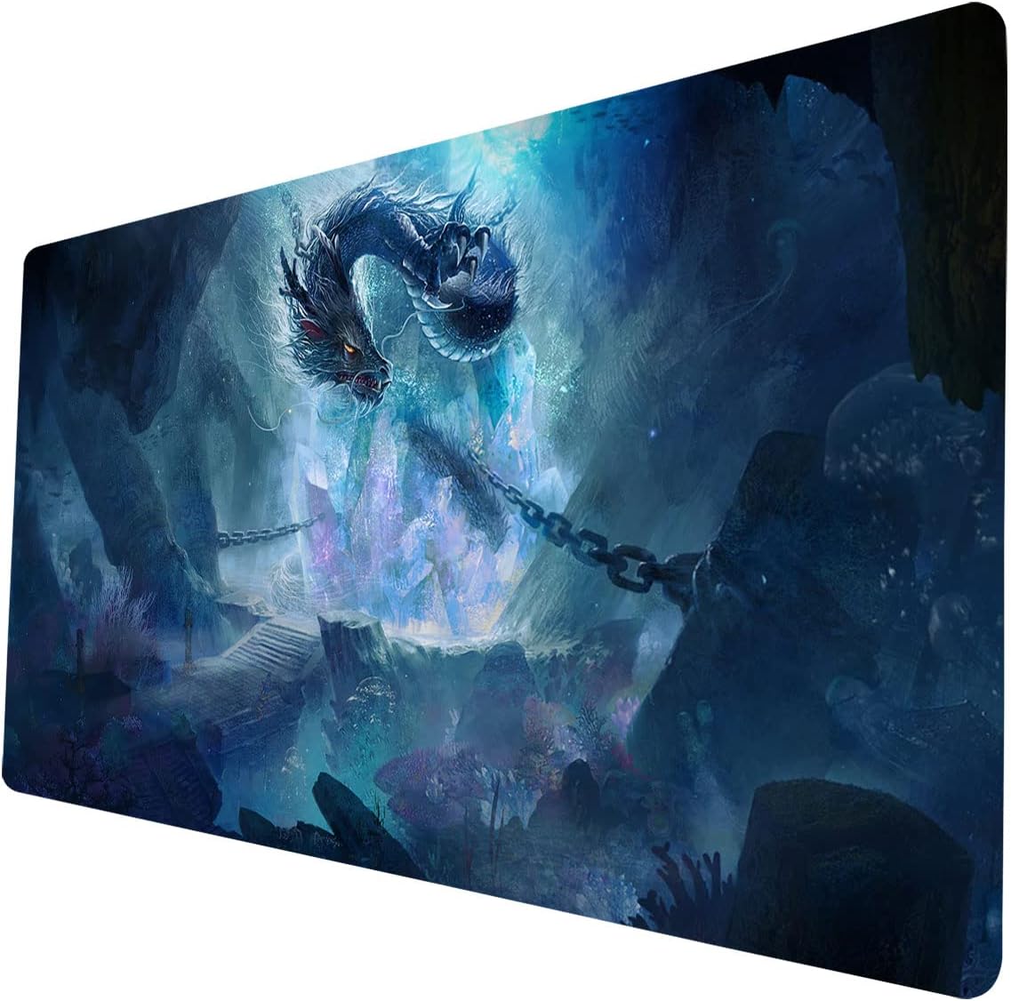 Amazon.com: TCG Playmat 14" x 24" Compatible for MTG DTCG CCG RPG Card ...