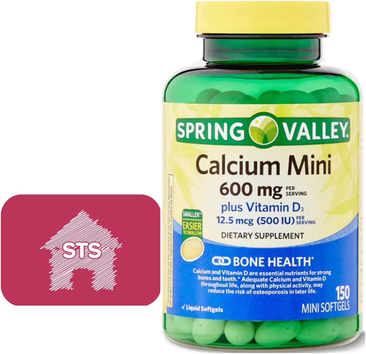 Amazon.com: Caltrate Minis Calcium & Vitamin D3 Tablets 150 CT (Pack of ...