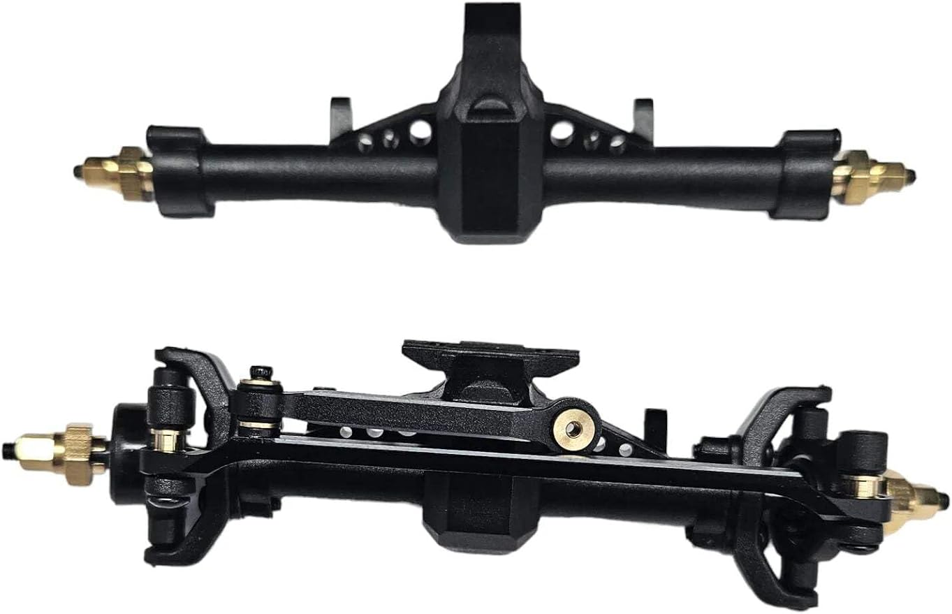 Amazon.com: Mofo Rc X15 Front and Rear Nylon Axle Set for Scx24 / AX24 ...