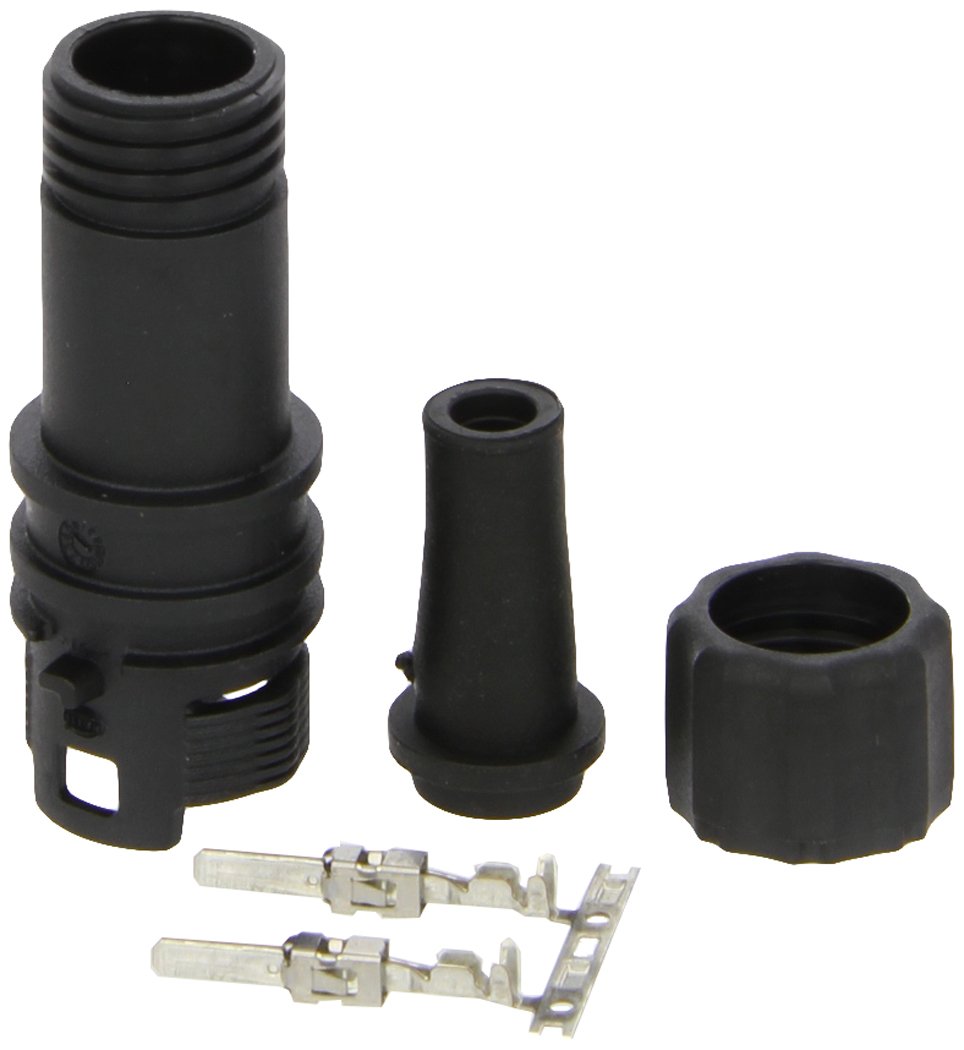 HELLA 9XX 340 882-001 Cable Connector Kit - 2-pin connector - Round ...