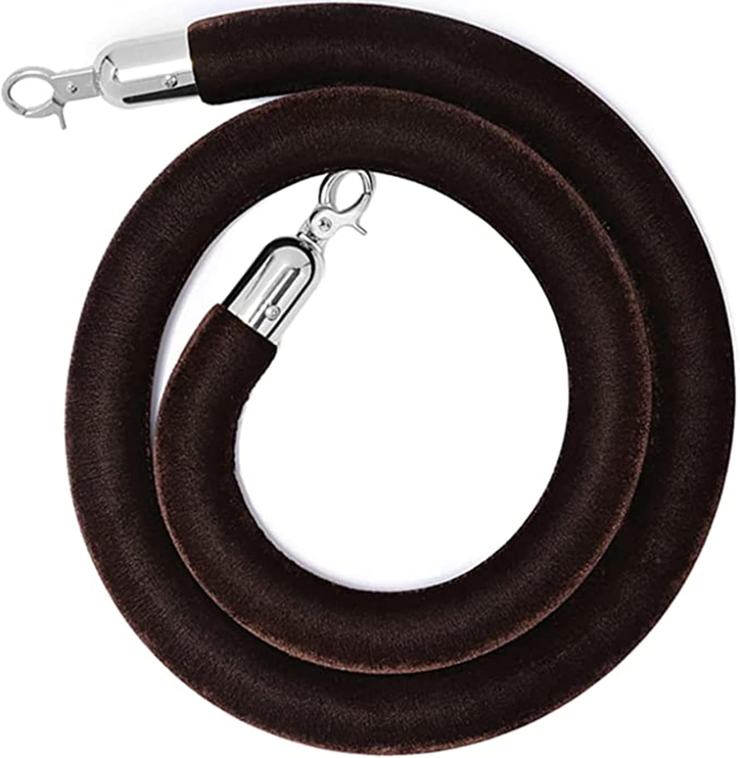 5Ft Velvet Stanchion Rope, Blue Crowd Control Barriers for Stanchion ...