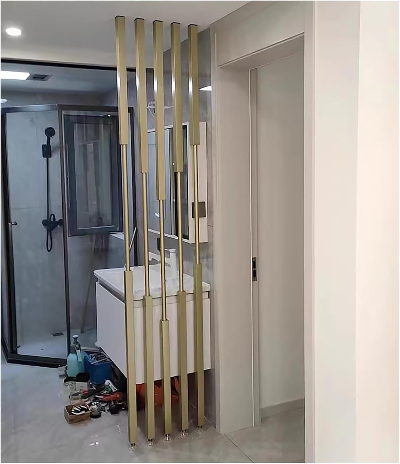 Room Divider Poles, Modular Separator Post for Home Office or Living ...