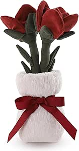 Amazon.com: Sew Butiful Rose Flower Plush Creative Stuffed Plants Room ...