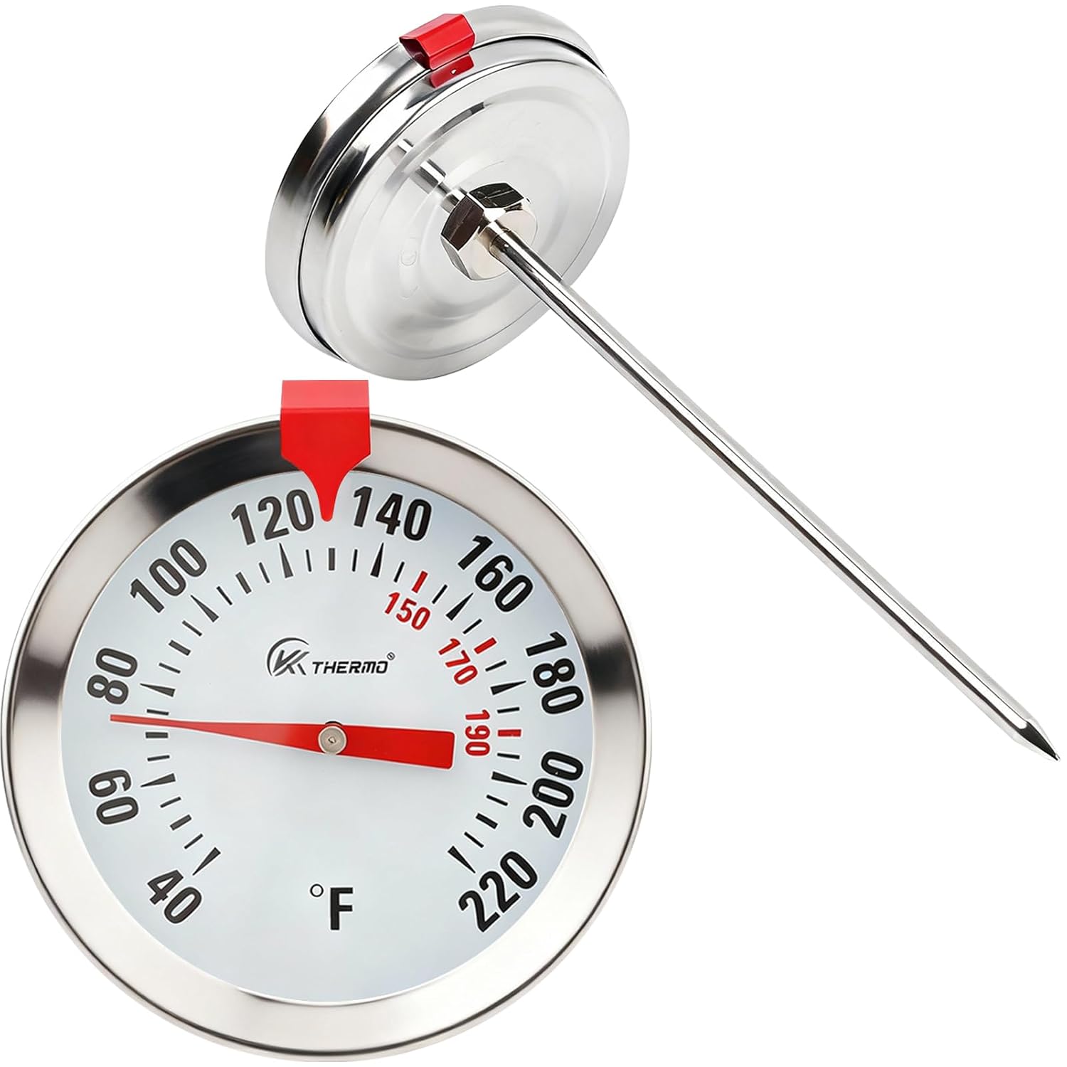 Amazon.com: Meat Thermometer, KT THERMO 2 Inch Stainless Steel Oven ...
