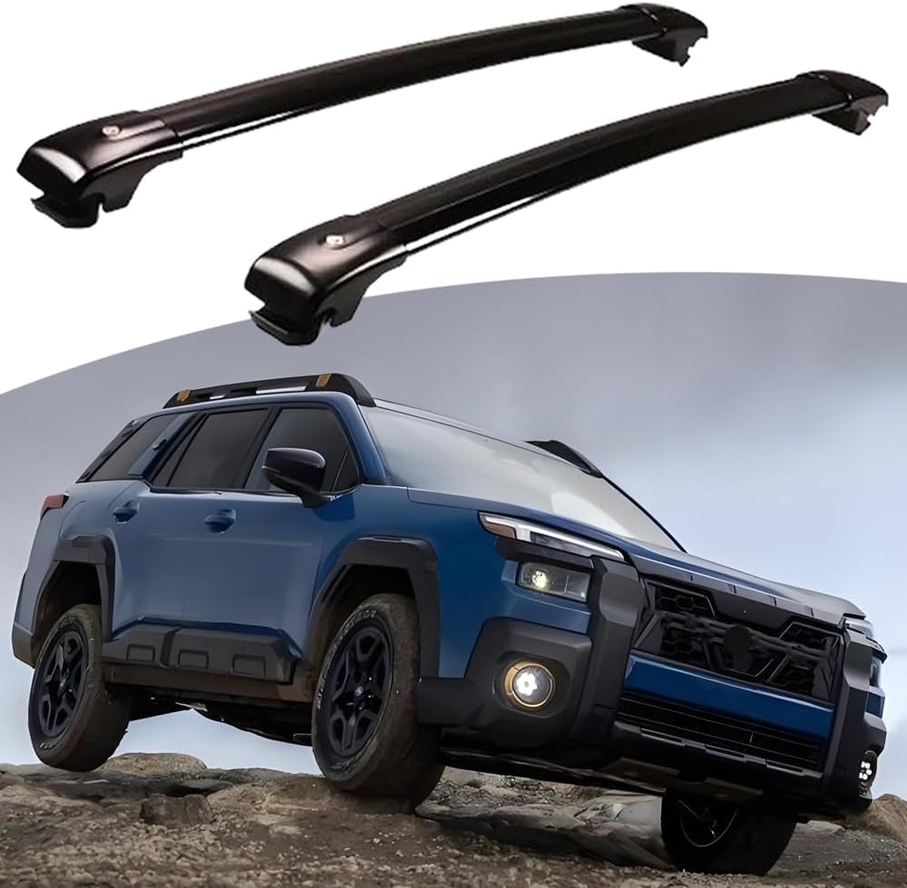 Amazon.com: FENQING-Y Lockable Cross Bar 2PCS Roof Rail Bar Compatible ...