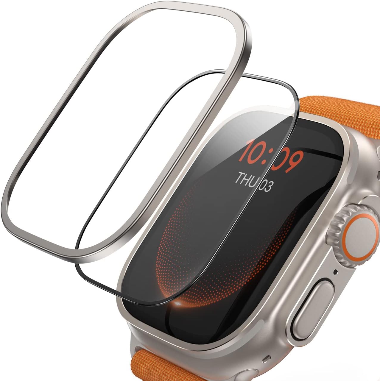 Amazon.com: ZZDZZ 2 Pack for Apple Watch Ultra 2/Ultra Screen Protector ...