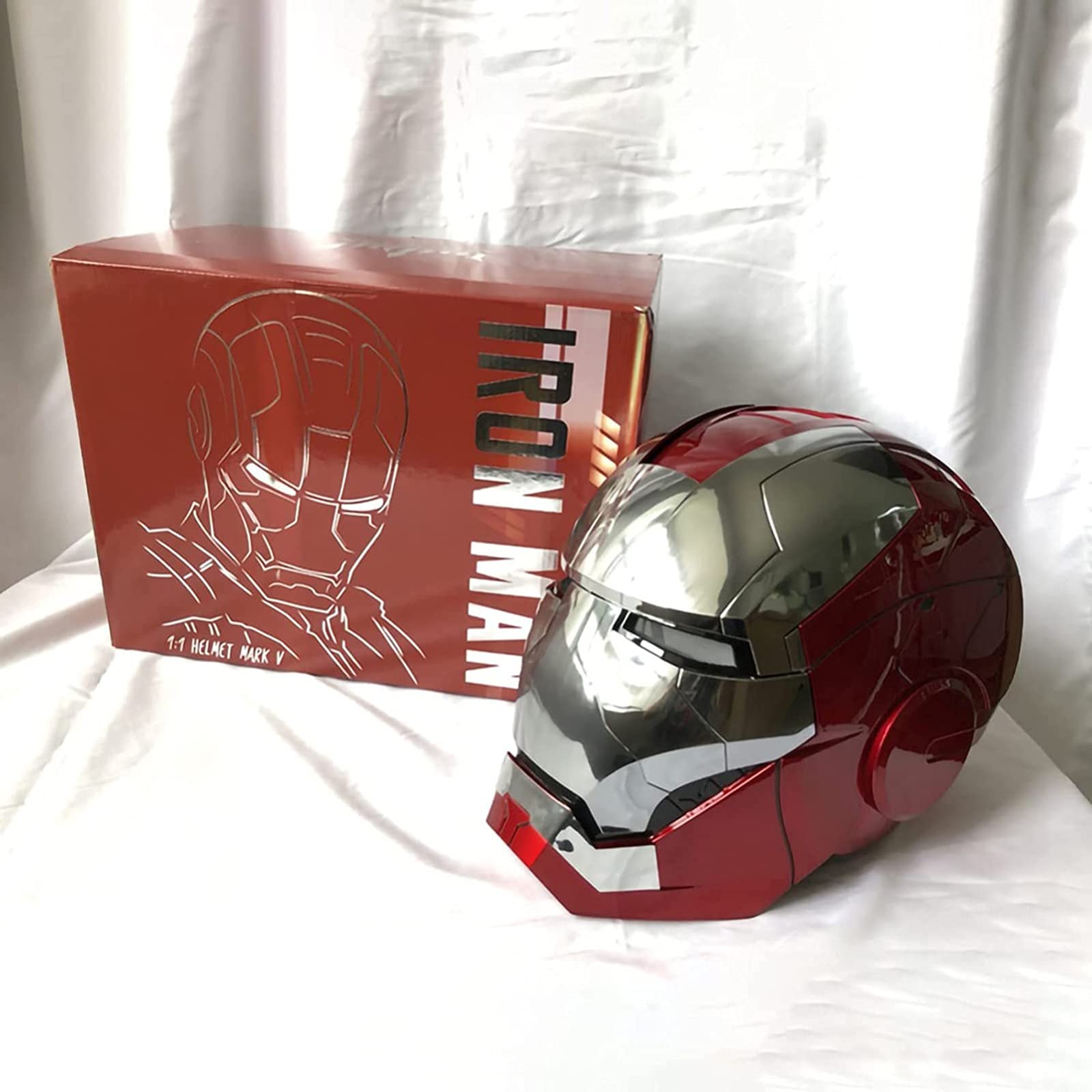 Buy WXHJM AUTOKING Iron Man MK5 Helmet,Avengers Movie Role-Playing ...
