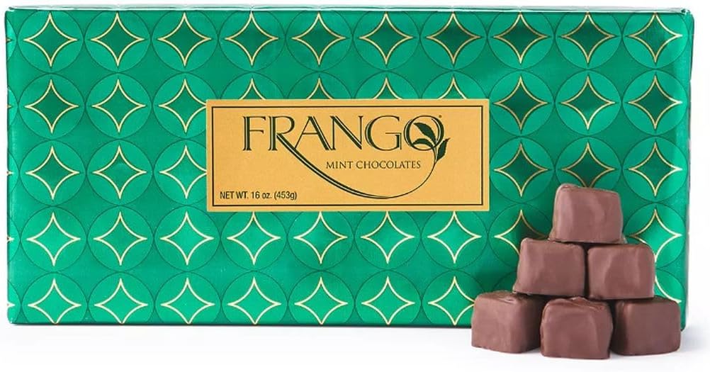 Amazon.com : FRANGO CHOCOLATES Holiday 1 LB Wrapped Milk Mint ...