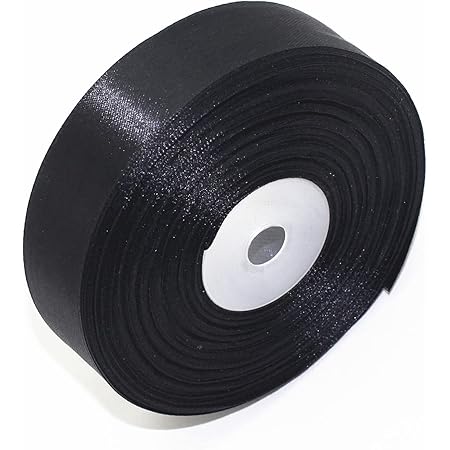 Amazon.com: 1 Inch x 25 Yards Single Face Solid Color Satin Ribbon Roll ...