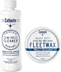 Amazon.com: Collinite 920 Fiberglass Cleaner and 885 Paste Wax Combo ...