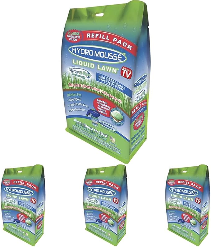 Amazon.com: Hydro Mousse - Liquid Lawn Refill Pack, 2lb Bag (Covers ...