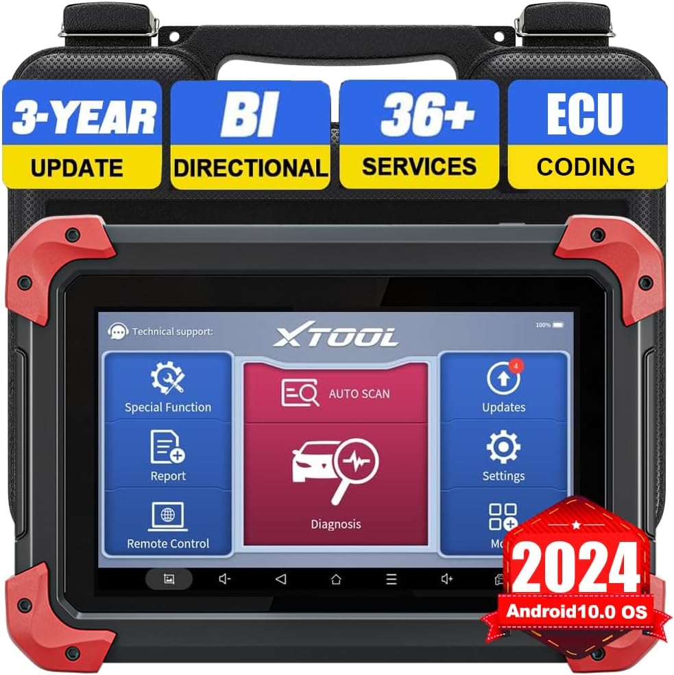 XTOOL D7 Bidirectional Scan Tool, 2024 Newest, Automotive Diagnostic Scanner with 3-Year Update ...
