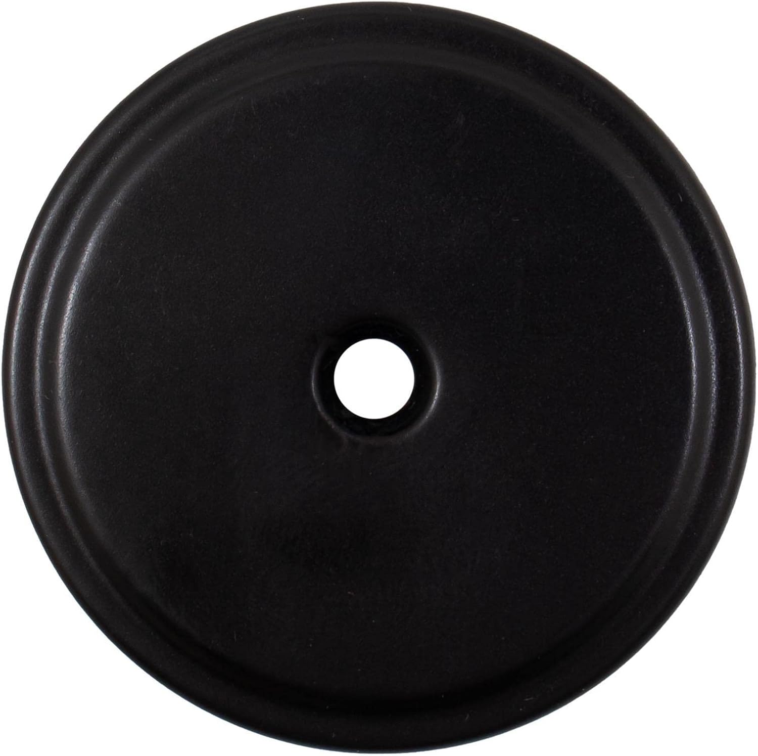 Bi-Fold Closet Door Knob Backplate, 1-3/4 Inches, Matte Black by Stone ...