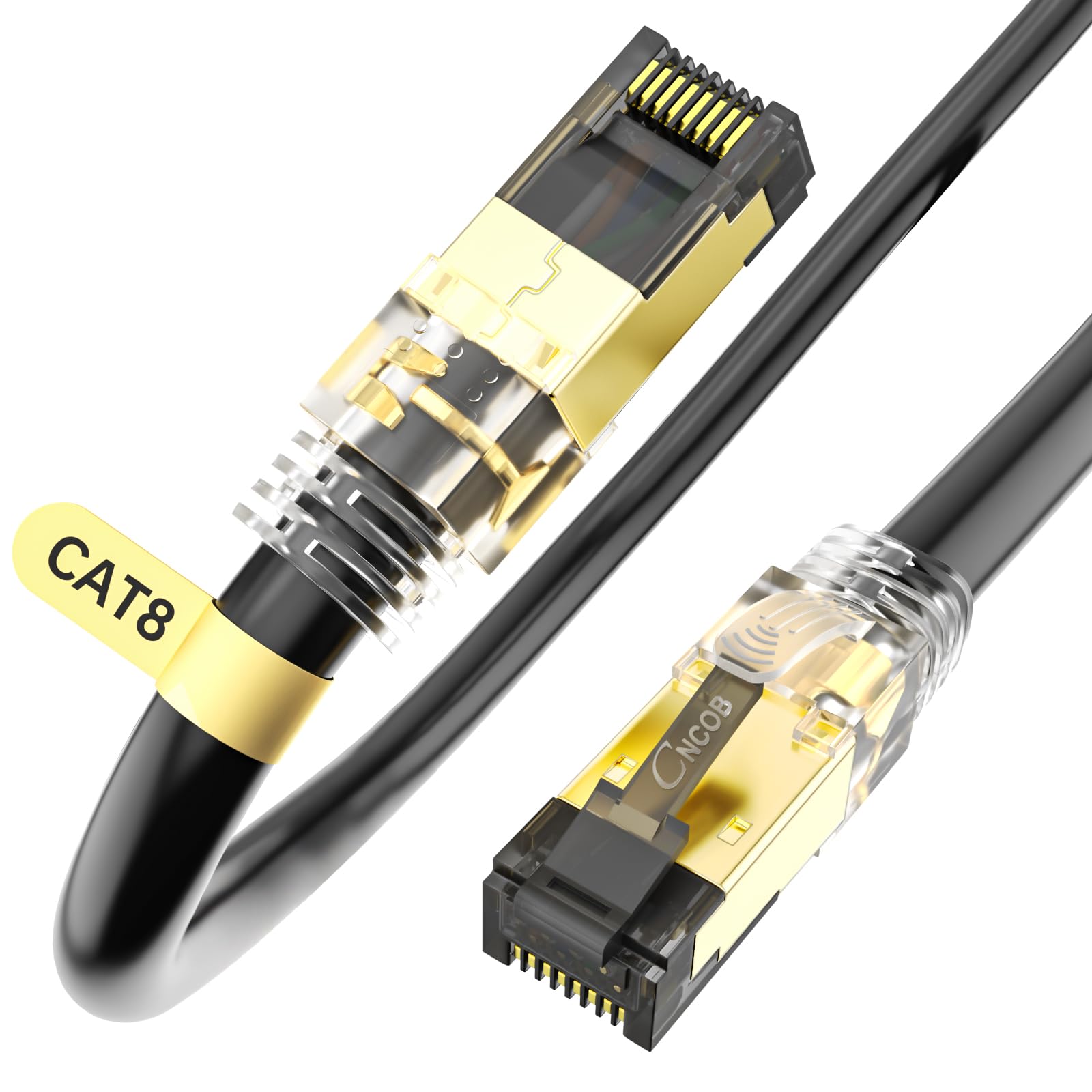 Amazon.com: CNCOB Ethernet Cable Cat 8 Ethernet Cable 25 ft S/FTP 23AWG ...