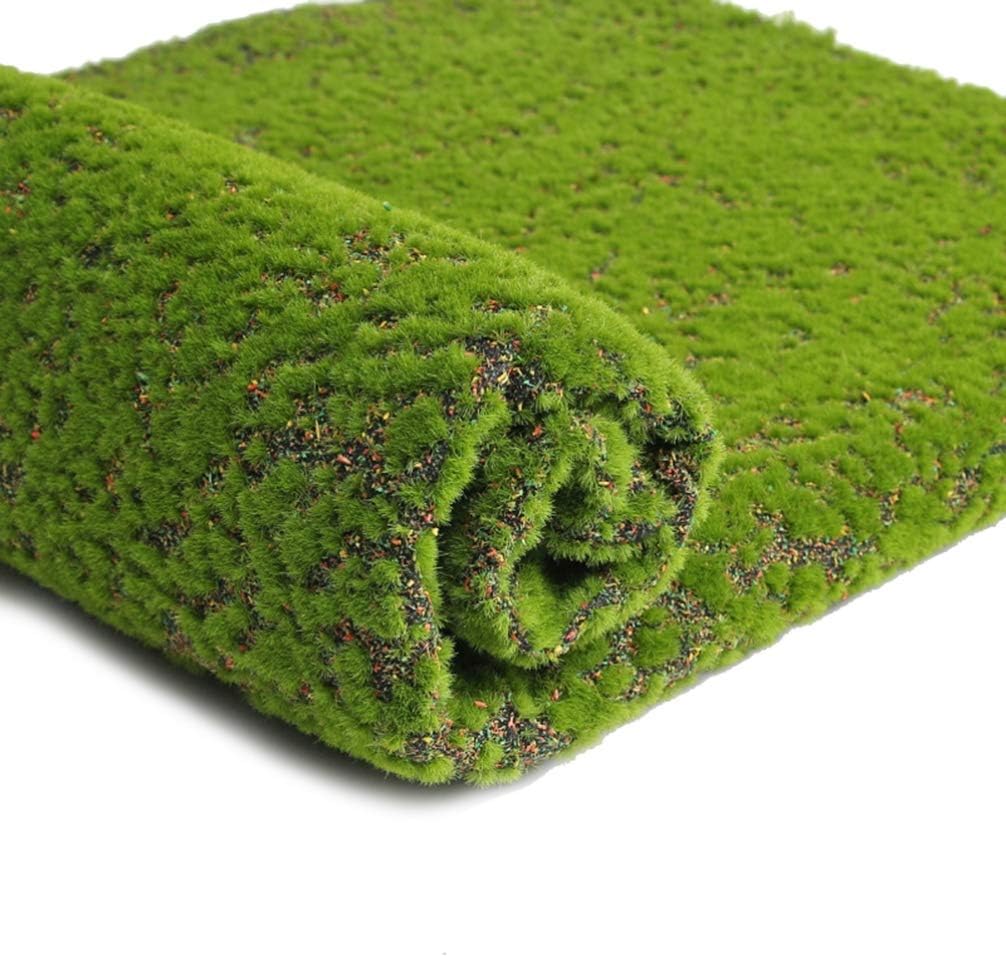 Amazon.com: YIQIFLY Simulation Artificial Moss Mat Fake Grass Rug DIY ...