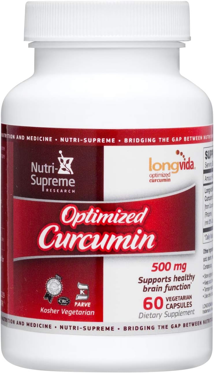 Amazon.com: Nutri-Supreme Research Optimized Curcumin 500 Mg - 60 ...