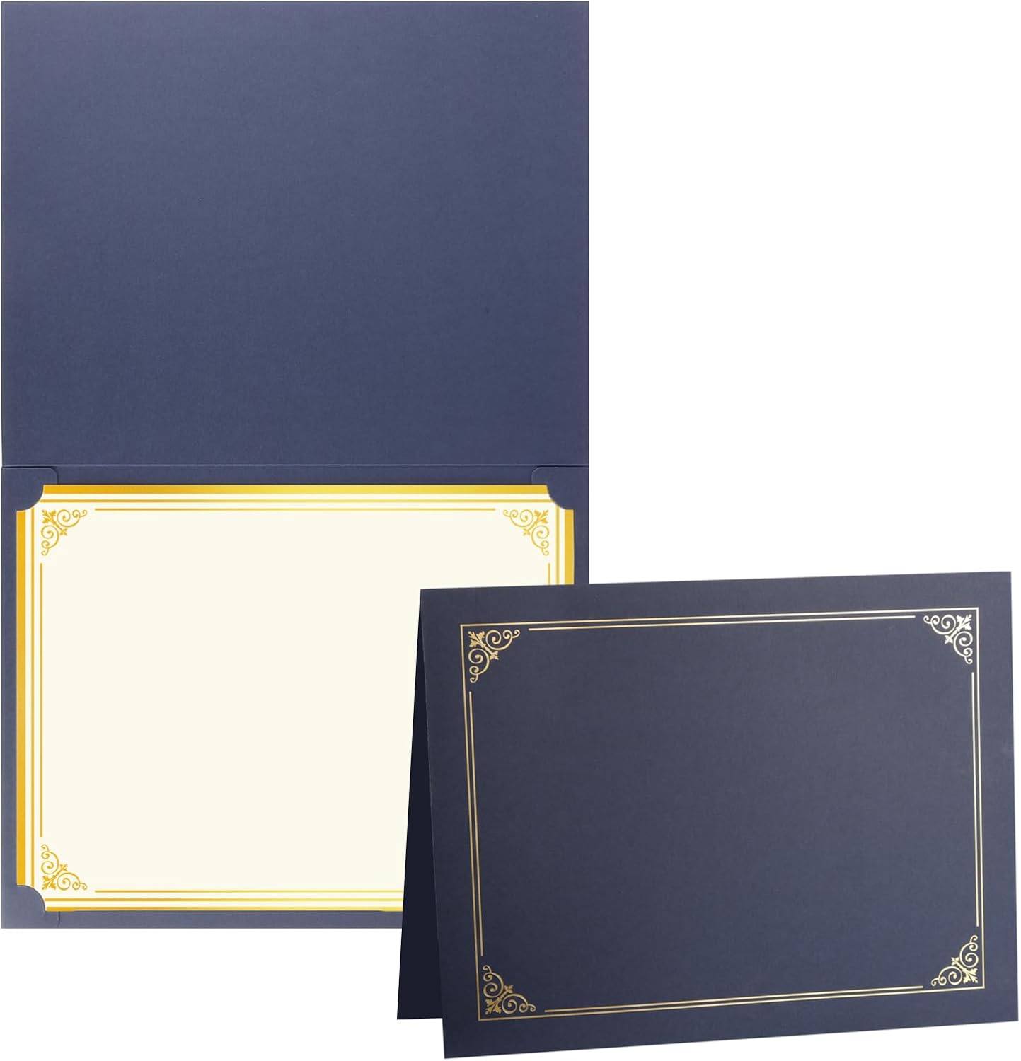 Amazon.com : suituts 25 Pack Blue Certificate Holders and Certificate ...