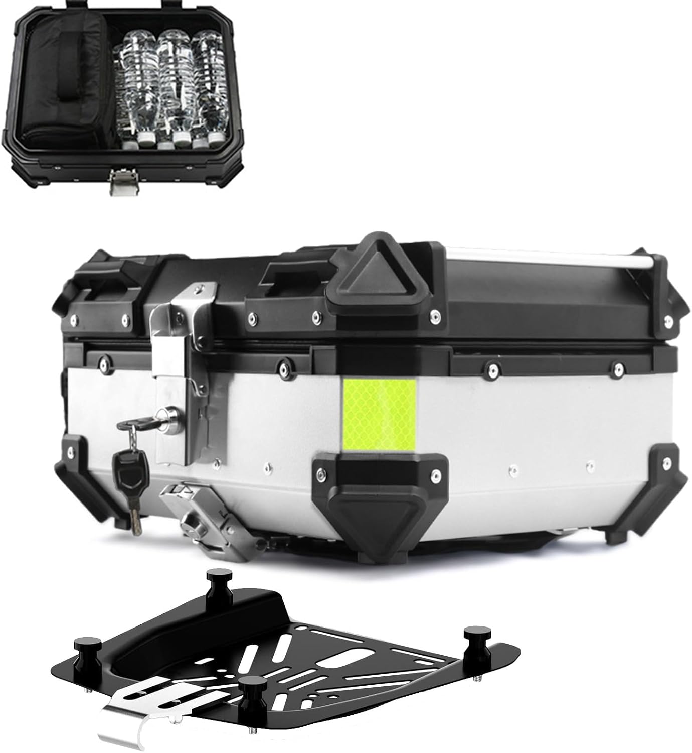 Amazon.com: VUSNPL Motorcycle Top Case Top Box for Motorcycle 28L 36L ...