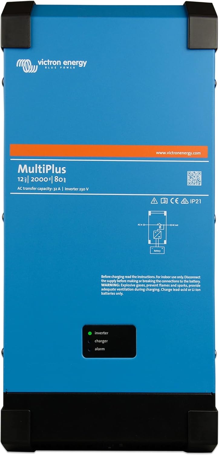 Victron Energy MultiPlus, inversor de onda sinusoidal pura de 2000 VA ...