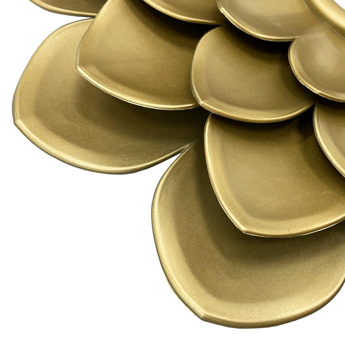 GOmaize Cute Wall Mirror with 4 Layers of Colored Petals 14 inchs Wall ...