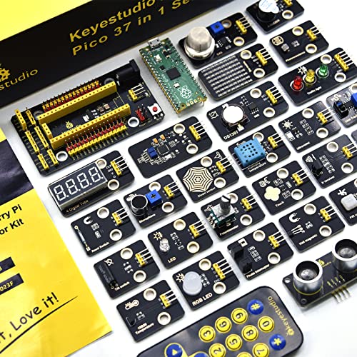 Snapklik.com : KEYESTUDIO Raspberry Pi Pico 37 Sensors In 1 Box Starter Kit