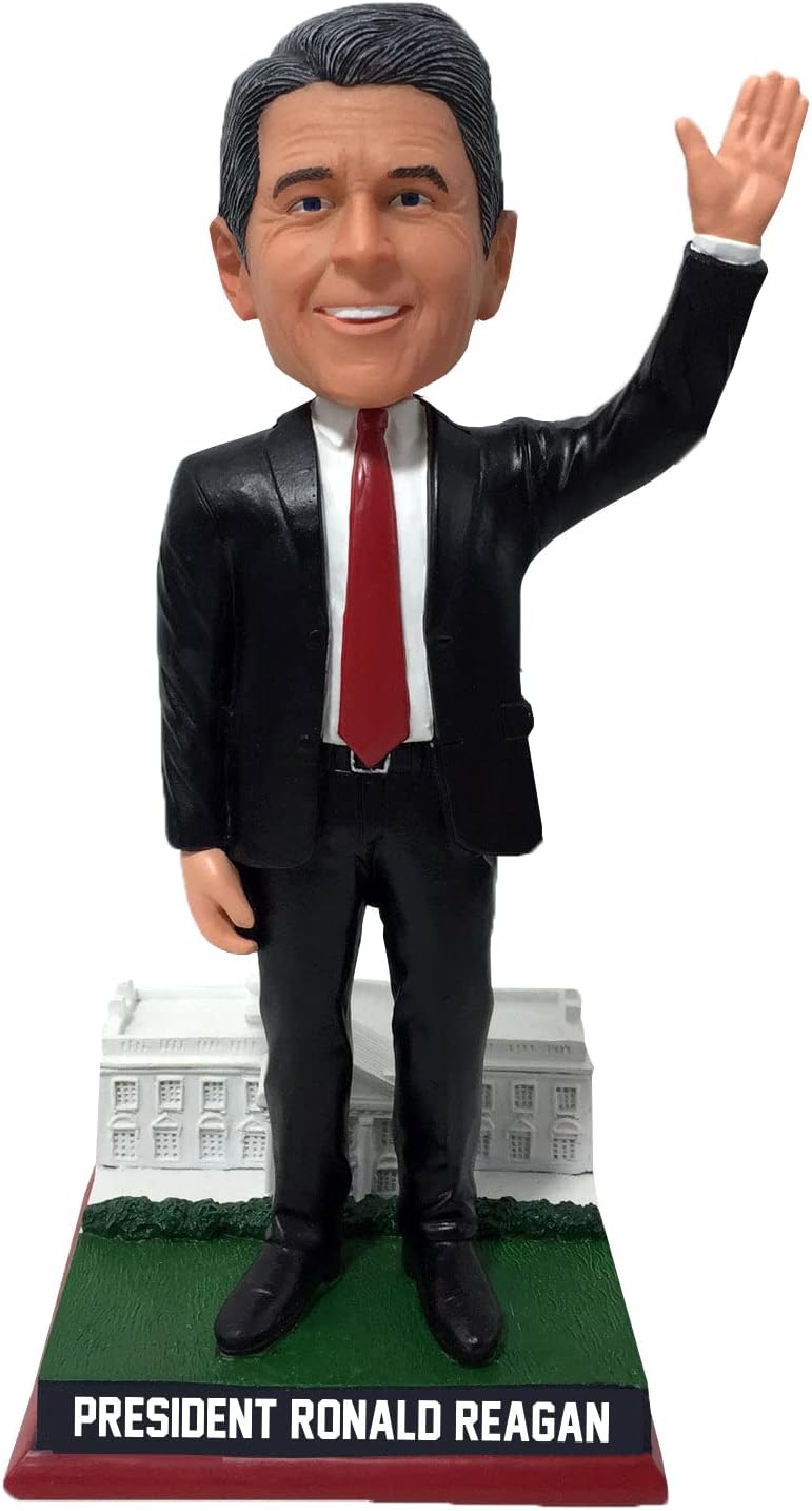 Amazon.com: Ronald Reagan White House Base President Bobblehead ...