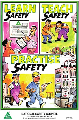 Buy National Safety Council's Safety s Printed on Indian Art Paper ...