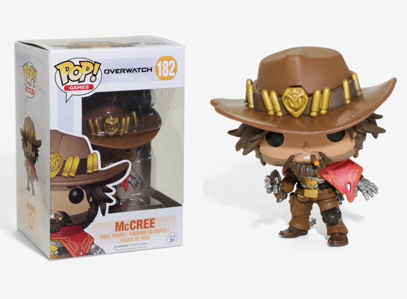 Amazon.com: Funko POP Games: Overwatch McCree Toy Figures : Funko Pop ...