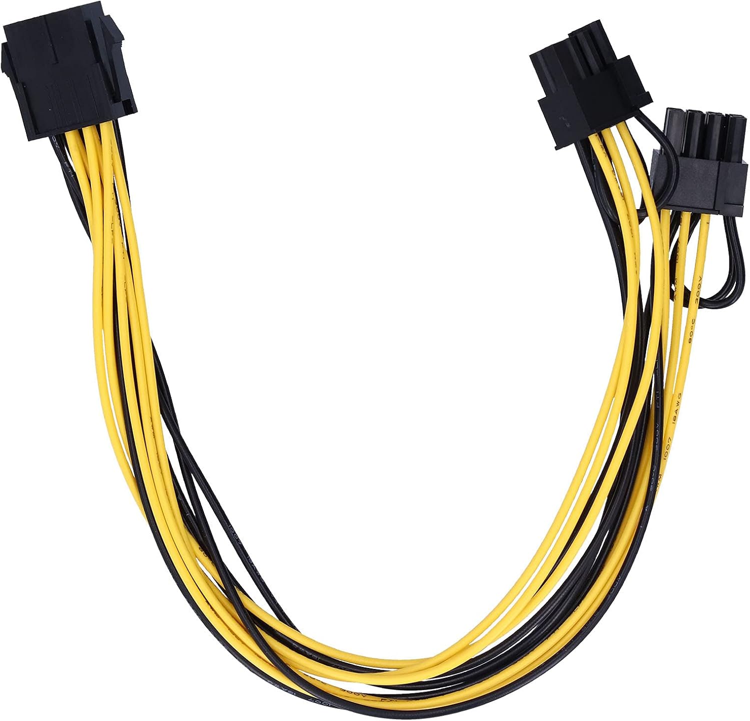 5-Piece Power Cable, 8P GPU to Graphics Card Connected to Power and Graphics Card Dual Cord ...