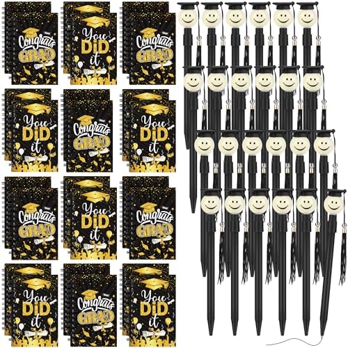 Amazon.com: RUODON 48 Pieces Graduation Party Favors Set Graduation Cap ...