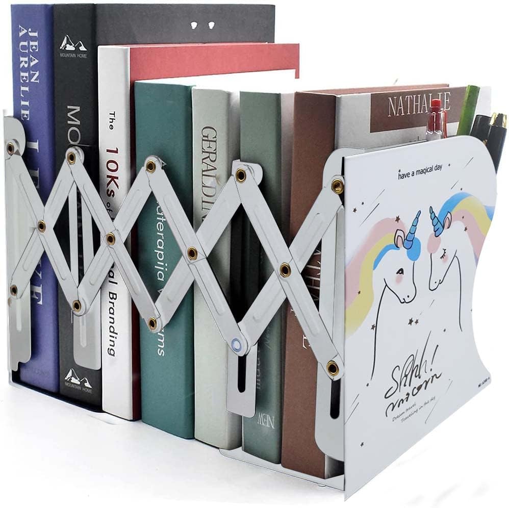 Volo Expandable Bookcase Desktop Bookend/Book Stand/Book Holder/Book ...