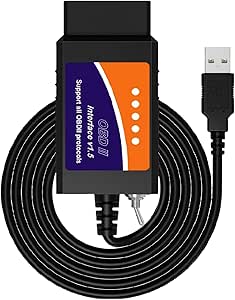 OBDMONSTER ELM327 OBD2 USB Adapter for Windows, ELMconfig Scanner with ...